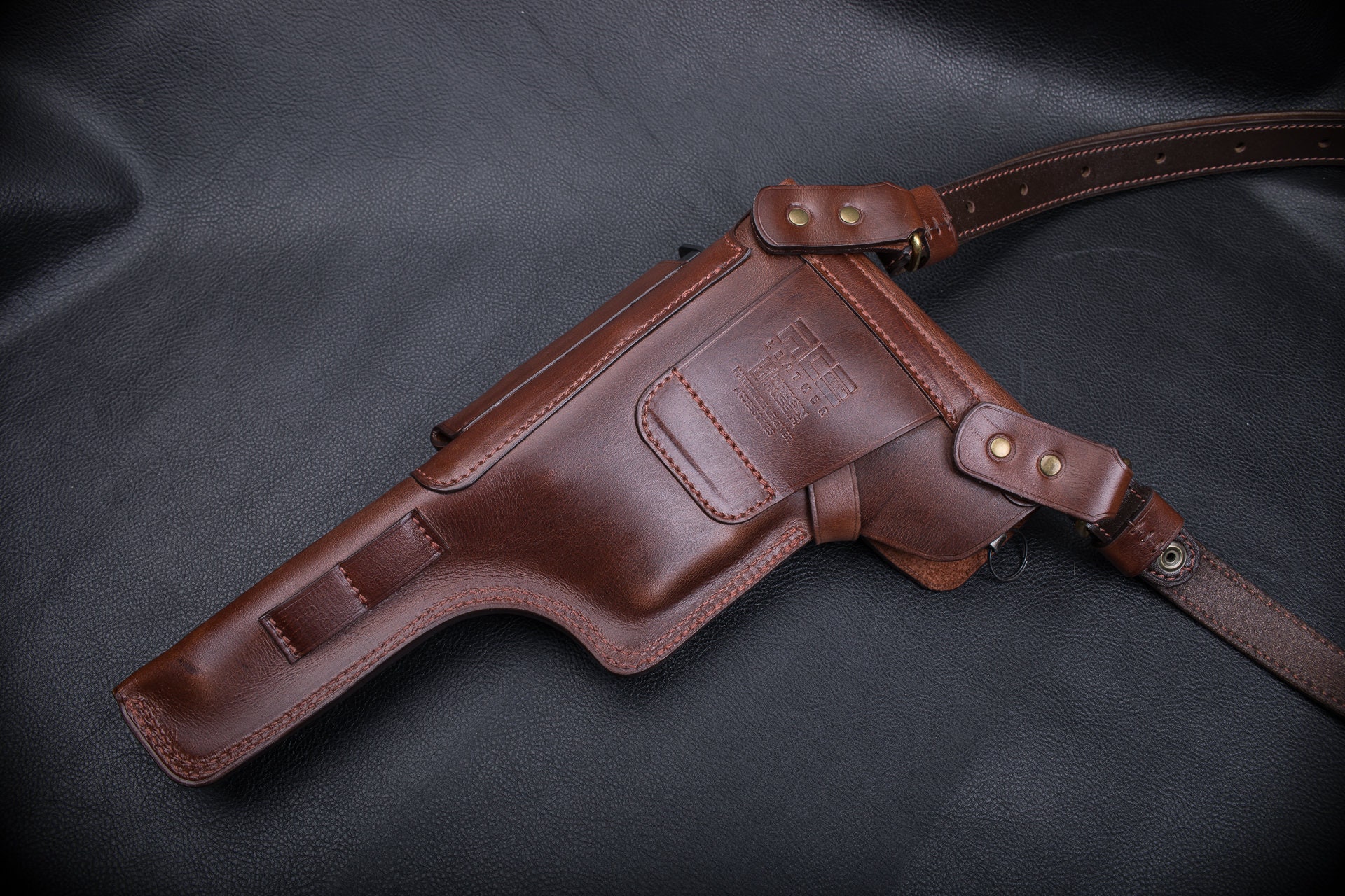 Mauser M712 /C96 Custom Made Leather Holster | Vintage Look | Unique ...