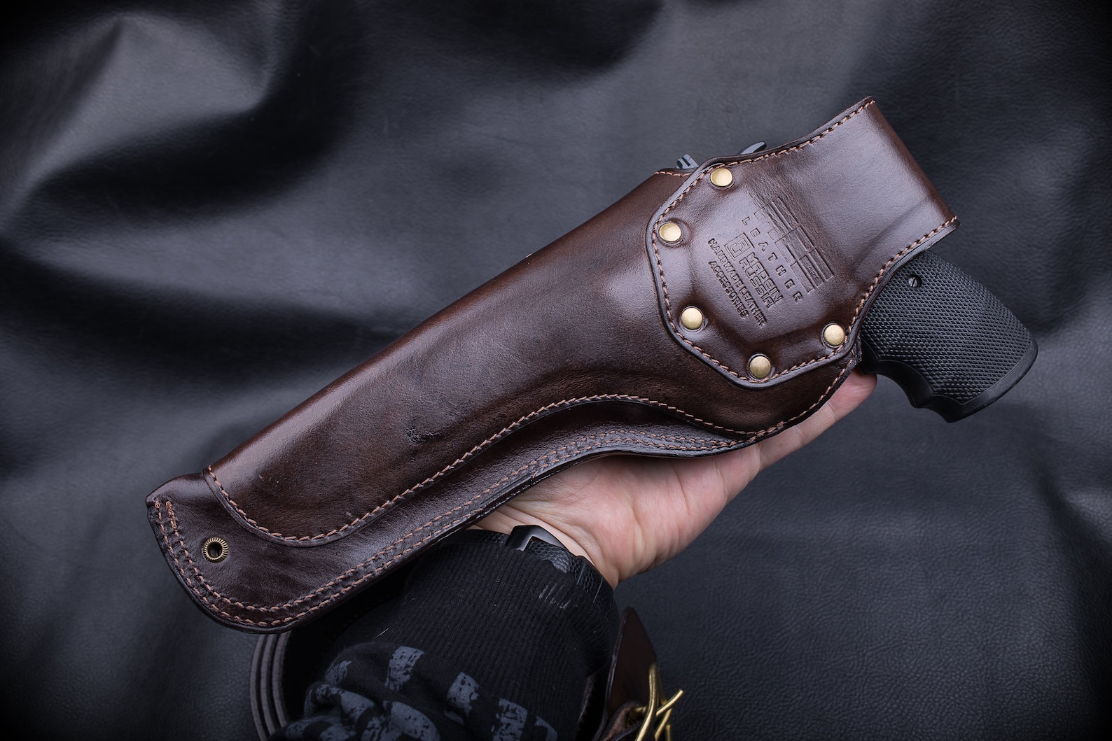 Colt Python Leather Holster Сustom Made Unique Design Vintage Look ...