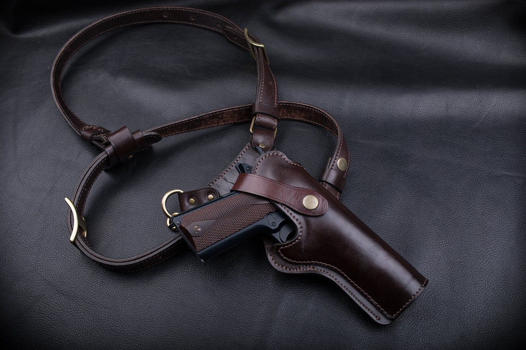 Colt 1911 Custom Made Leather Holster | Vintage Look | Unique Design ...