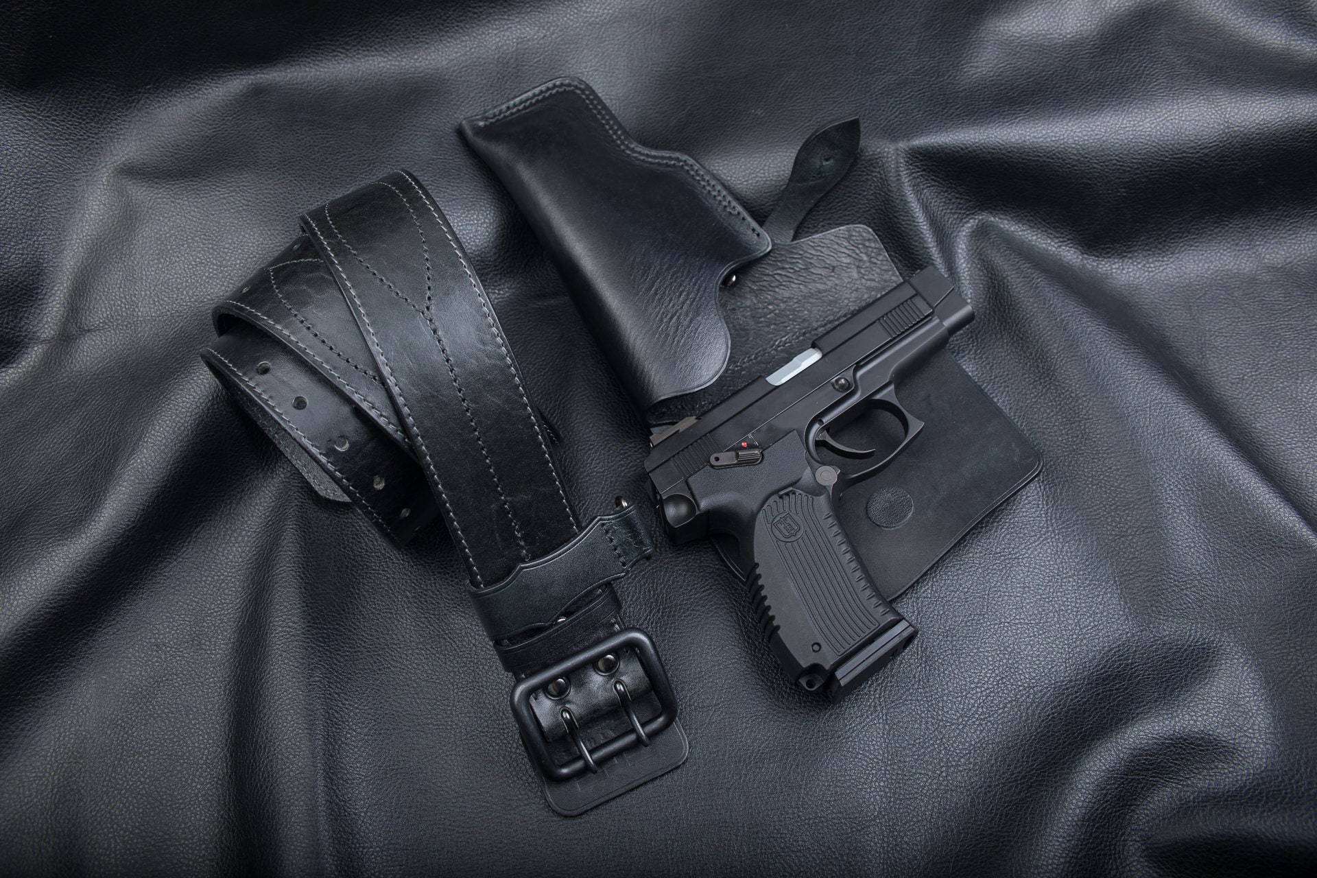 Yarygin Pya MP-433 Grach Leather Flap Holster Сustom Made Unique Design ...