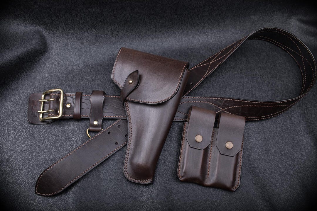 Colt 1911 Custom Made Leather Flap Holster | Vintage Look | Unique ...