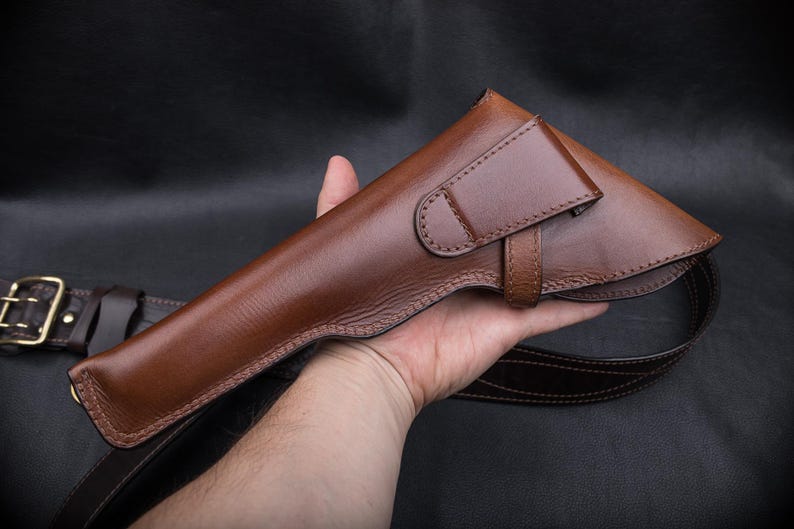 Colt Peacemaker SAA Custom Made Leather Holster | Vintage Look | Unique ...