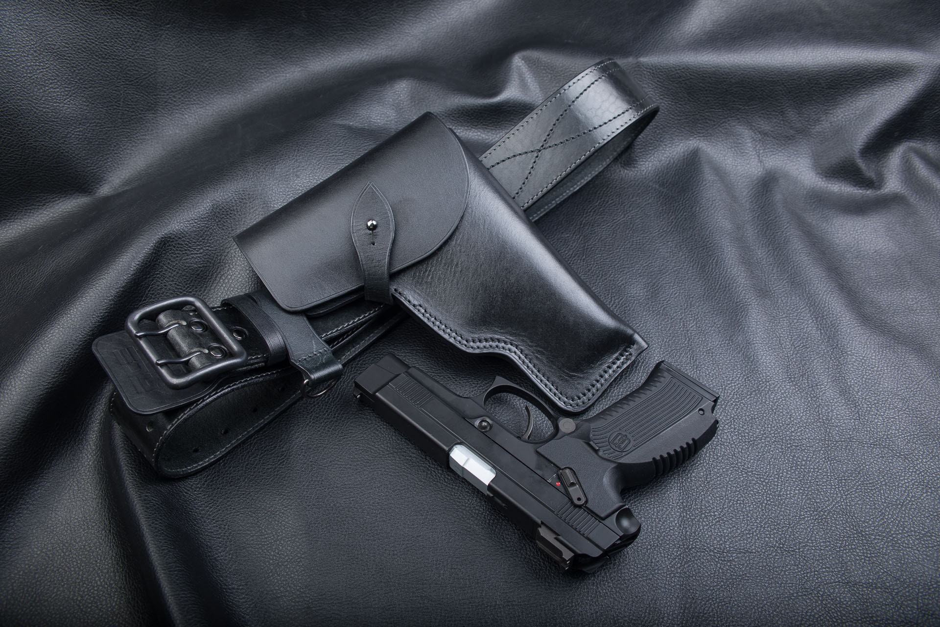 Yarygin Pya MP-433 Grach Leather Flap Holster Сustom Made Unique Design ...