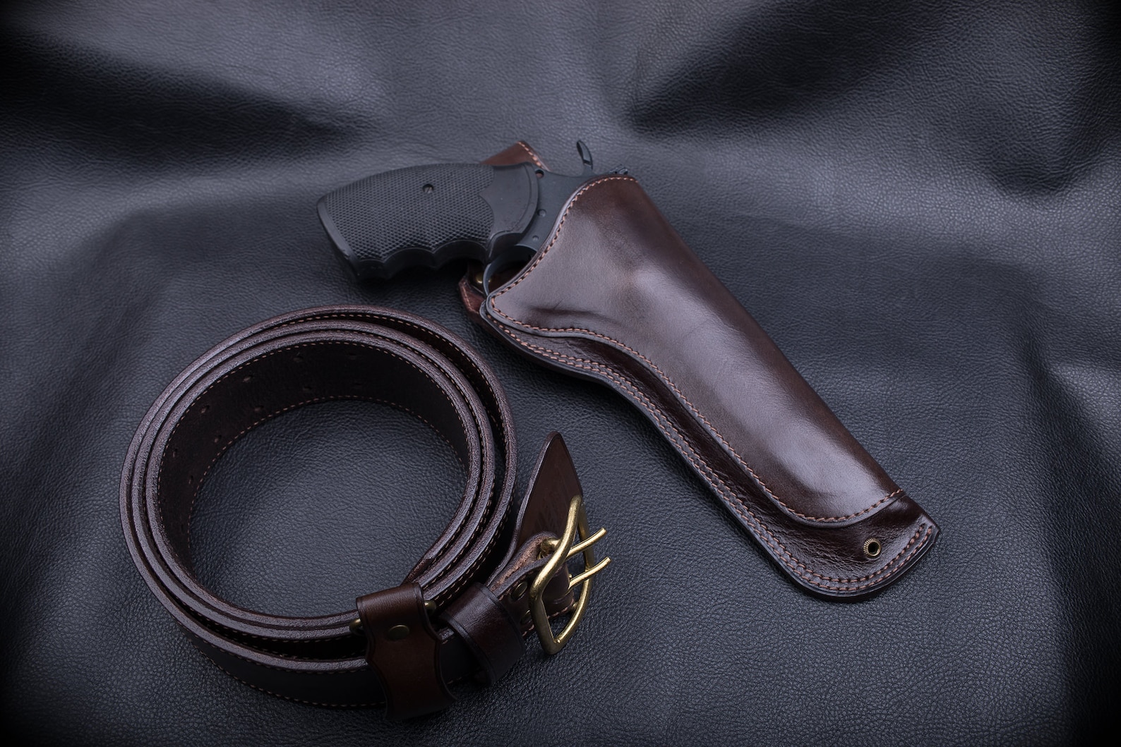 Colt Python Leather Holster Сustom Made Unique Design Vintage Look ...