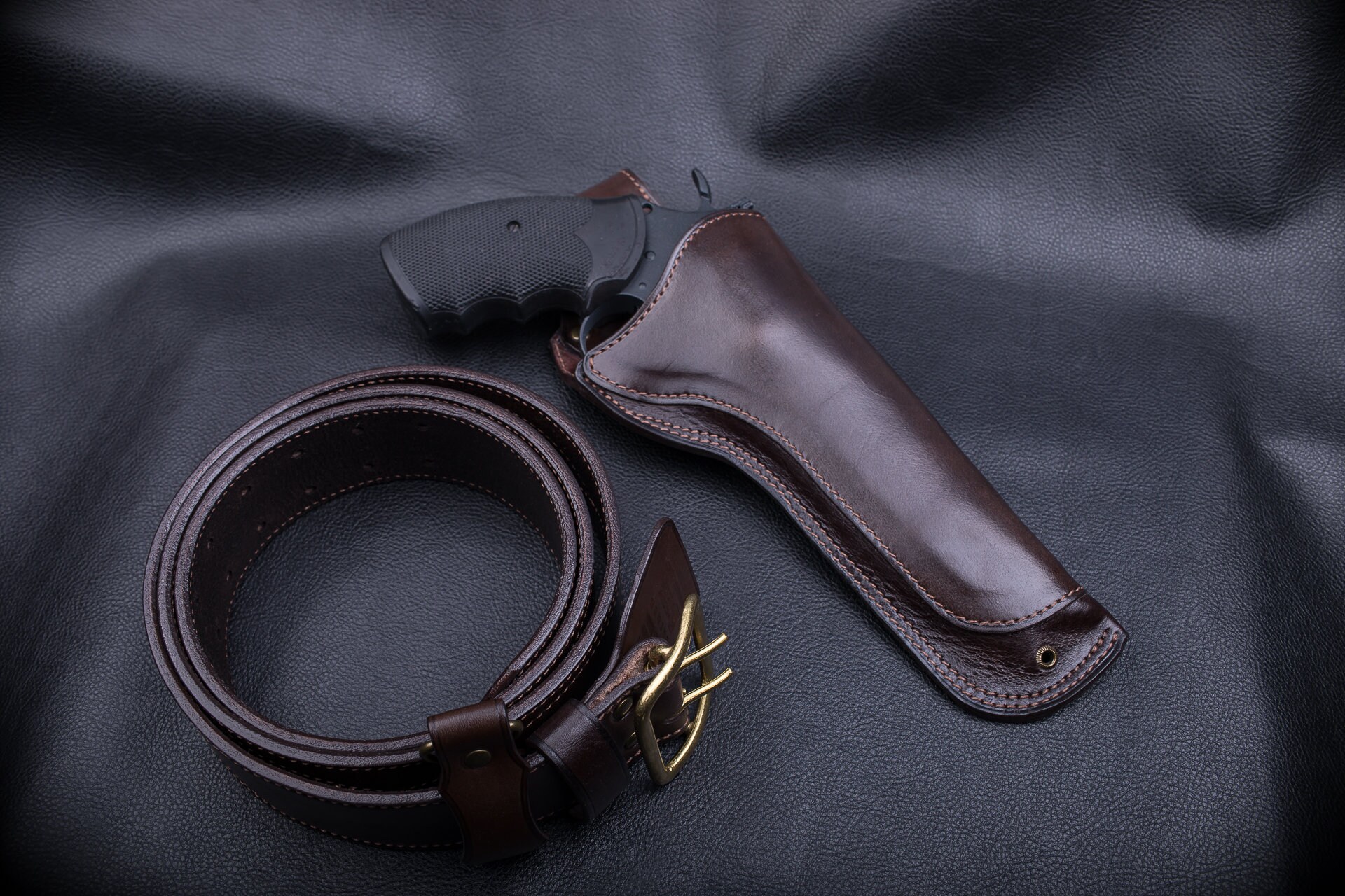 Colt Python Leather Holster Сustom Made Unique Design Vintage Look ...