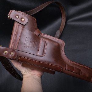 Mauser M712 /C96 Custom Made Leather Holster | Vintage Look | Unique ...