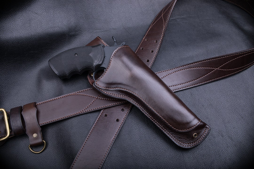 Colt Python Leather Holster | Сustom Made | Unique Design | Vintage ...