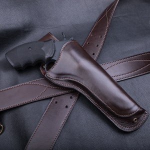 Colt Python Leather Holster | Сustom Made | Unique Design | Vintage ...