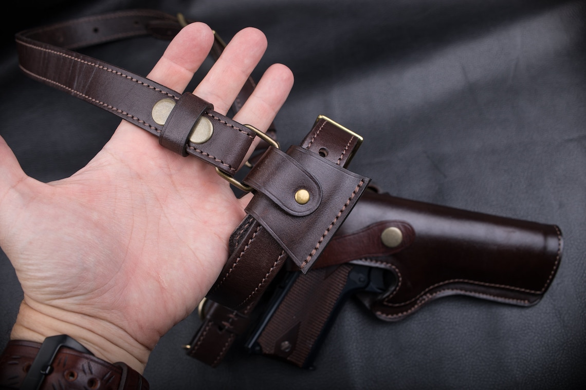 Colt 1911 Custom Made Leather Holster Vintage Look Unique - Etsy