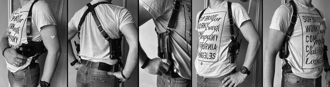 Colt 1911 Custom Made Leather Shoulder Spider Holster - Etsy