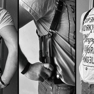 Colt 1911 Custom Made Leather Shoulder Spider Holster - Etsy