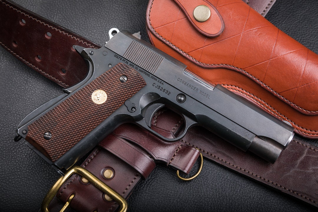 Colt Commander Leather Shoulder Spider Holster Vintage Look Unique ...