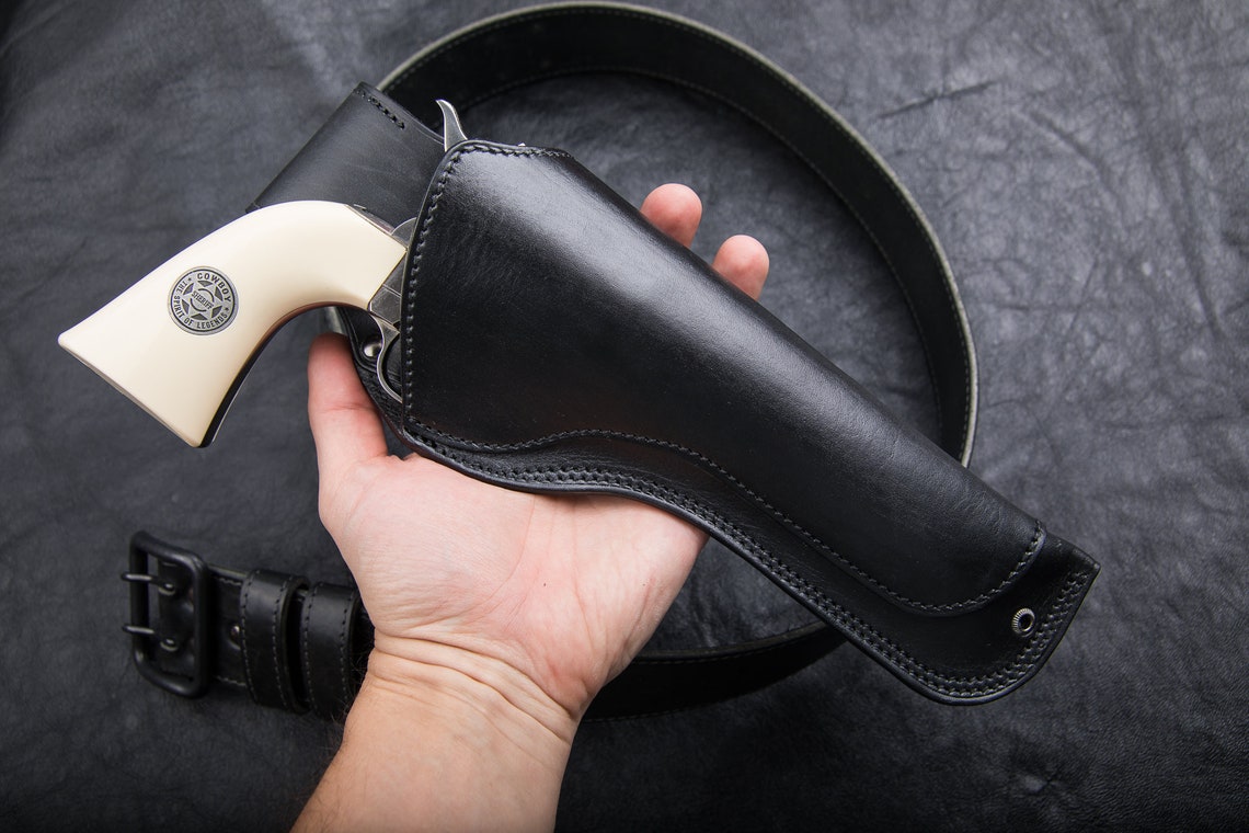 Colt Peacemaker SAA Custom Made Leather Holster Vintage Look - Etsy
