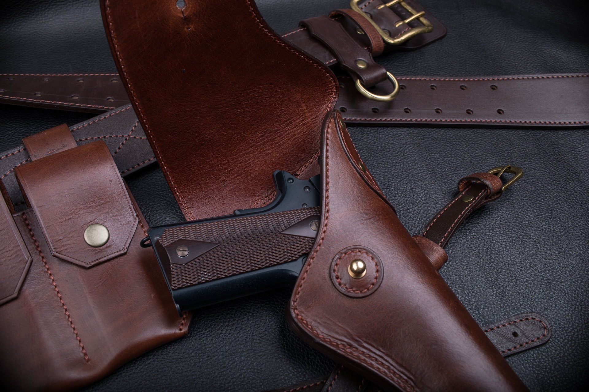 Colt 1911 Custom Made Leather Holster Vintage Look Unique - Etsy
