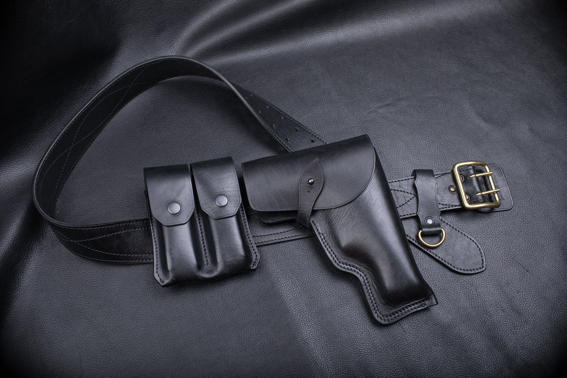 Glock 17 Leather Flap Holster Сustom Made Unique Design Vintage Look ...