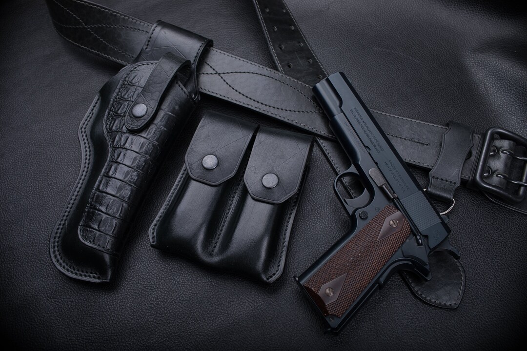 Colt 1911 Custom Made Leather Holster | Vintage Look | Unique Design ...