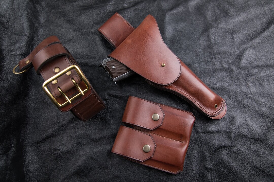 Colt 1911 Custom Made Leather Holster | Vintage Look | Unique Design ...