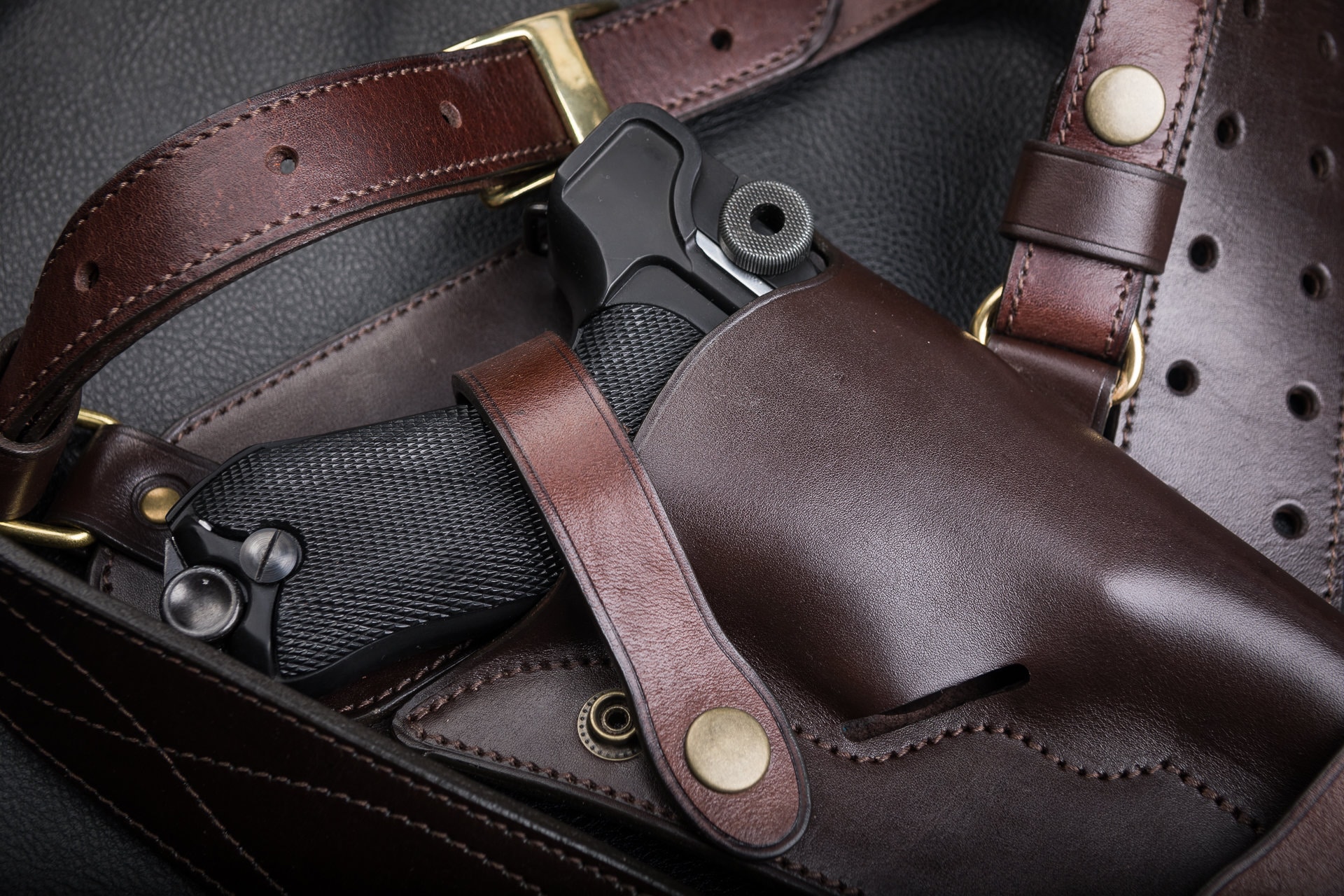 Luger P08 Custom Made Leather Holster Vintage Look Unique Design Retro ...