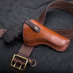 Colt Python Leather Holster | Сustom Made | Unique Design | Vintage ...
