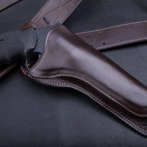Colt Python Leather Holster | Сustom Made | Unique Design | Vintage ...
