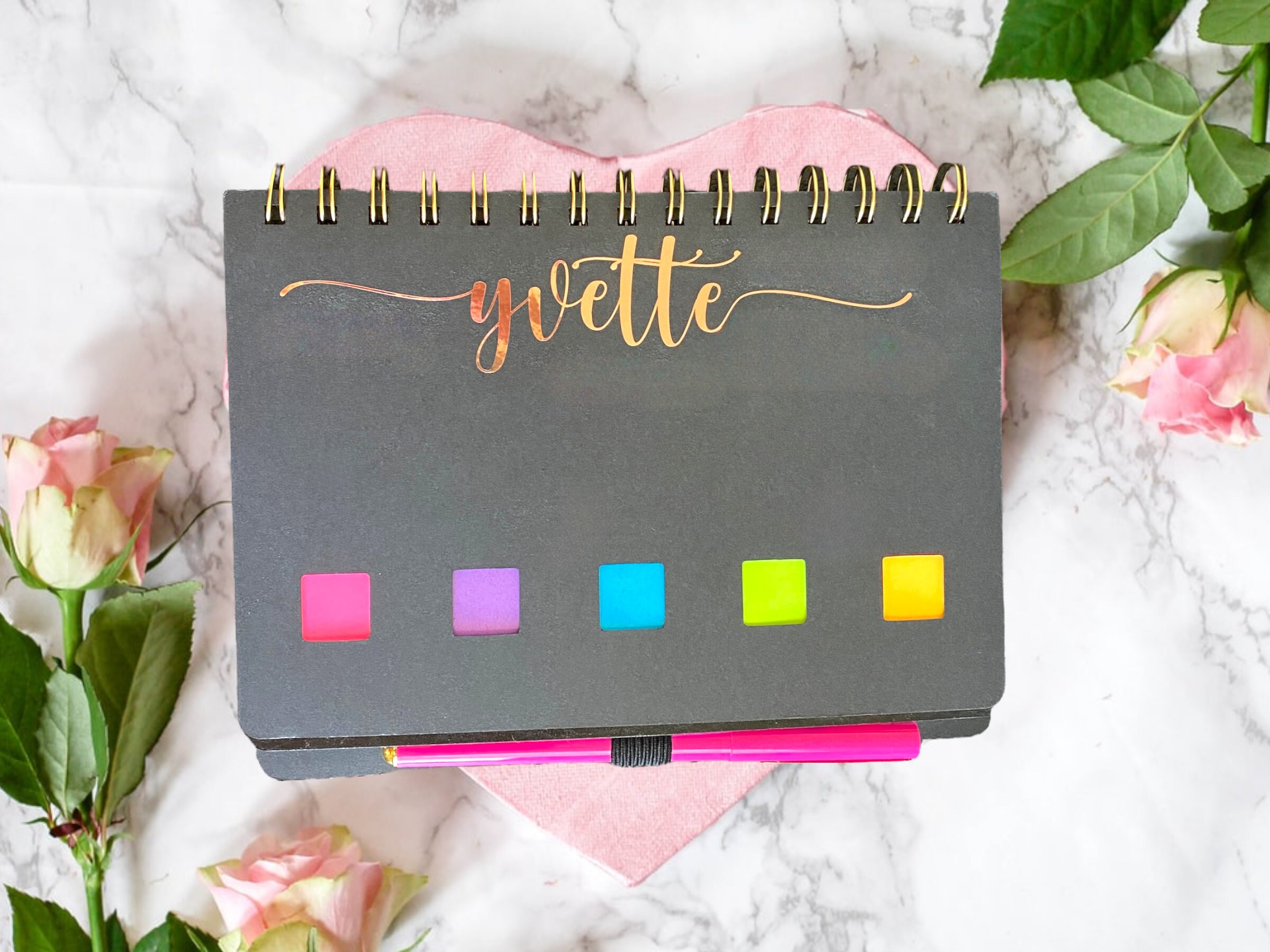 Personalized Notebook Customizable Name and Heading Wedding - Etsy