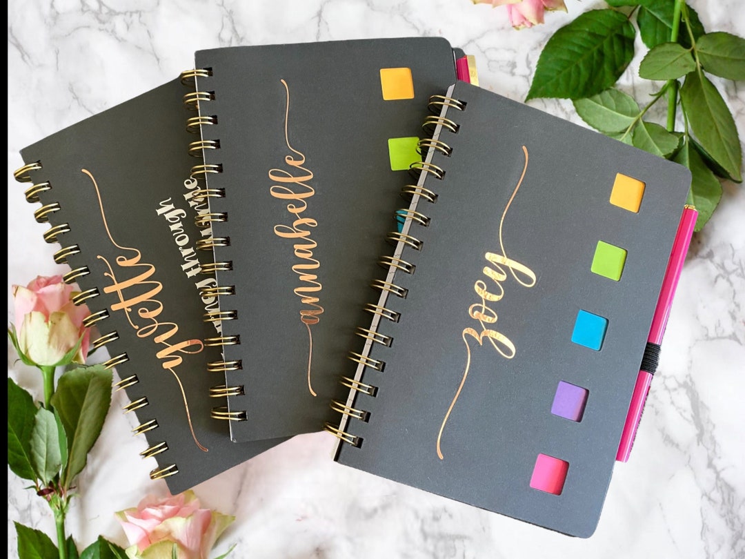 Personalized Notebook Customizable Name and Heading Wedding - Etsy