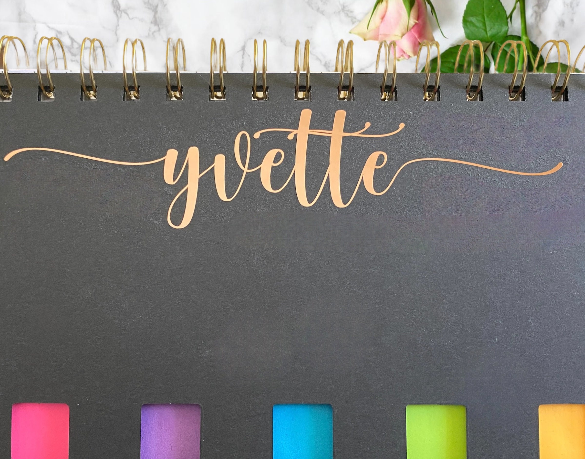 Personalized Notebook Customizable Name and Heading Wedding - Etsy