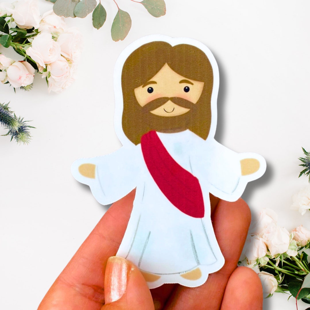 Cute Little Jesus Sticker Catholic Boy Catholic Girl Homeschooling ...