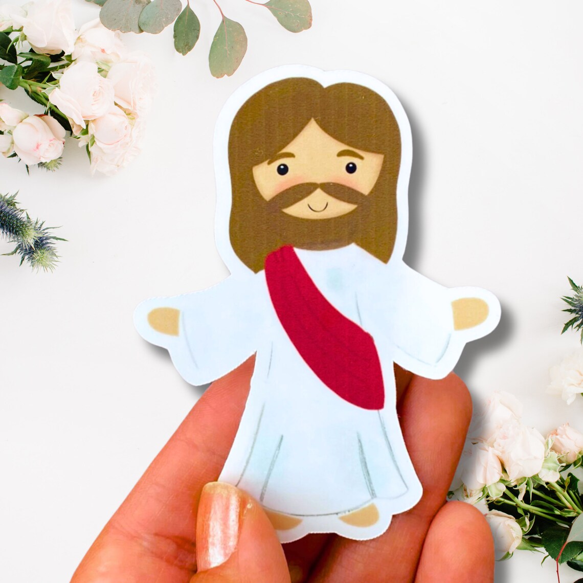 Cute Little Jesus Sticker Catholic Boy Catholic Girl Homeschooling ...
