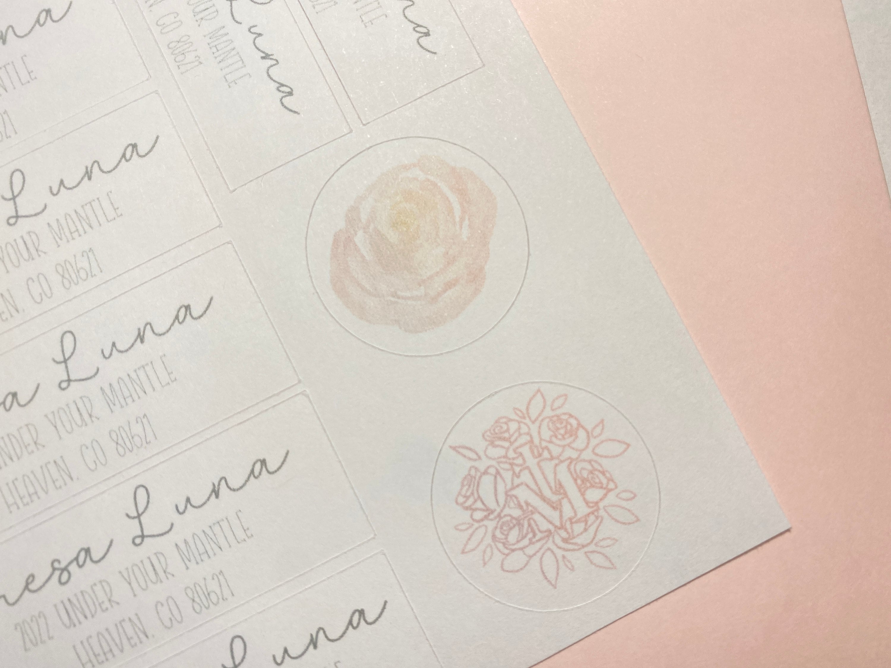 Catholic Address Labels Marian Virgin Mary Virgen Maria - Etsy