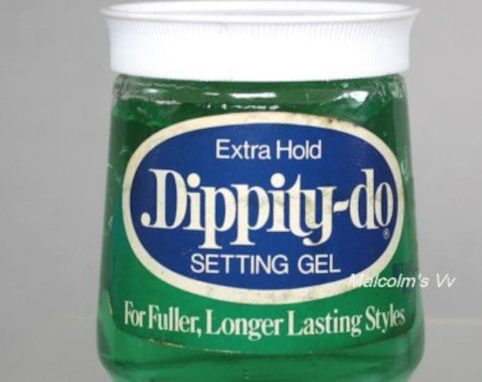 Vintage 1970's "dippity-do" Hair Setting Gel Jar...unused! - Etsy