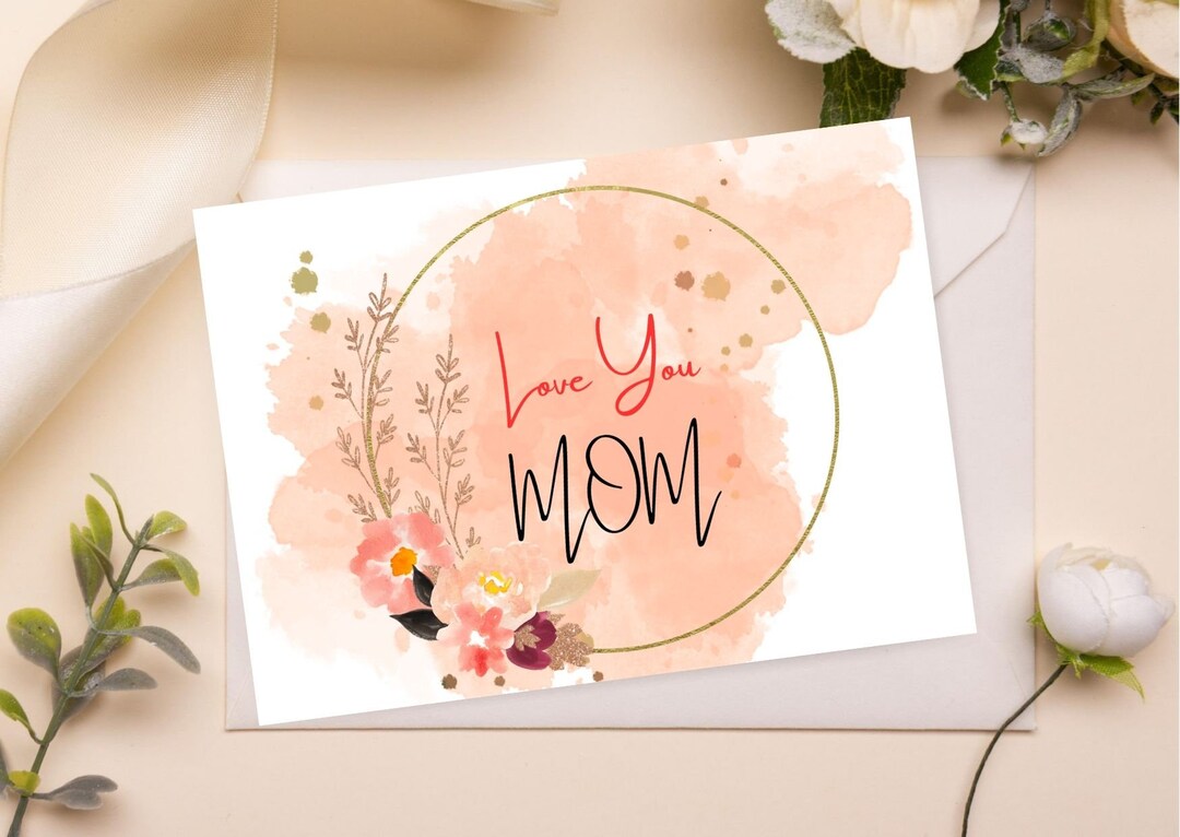 Printable Mother's Day Card Mother's Day Greeting - Etsy