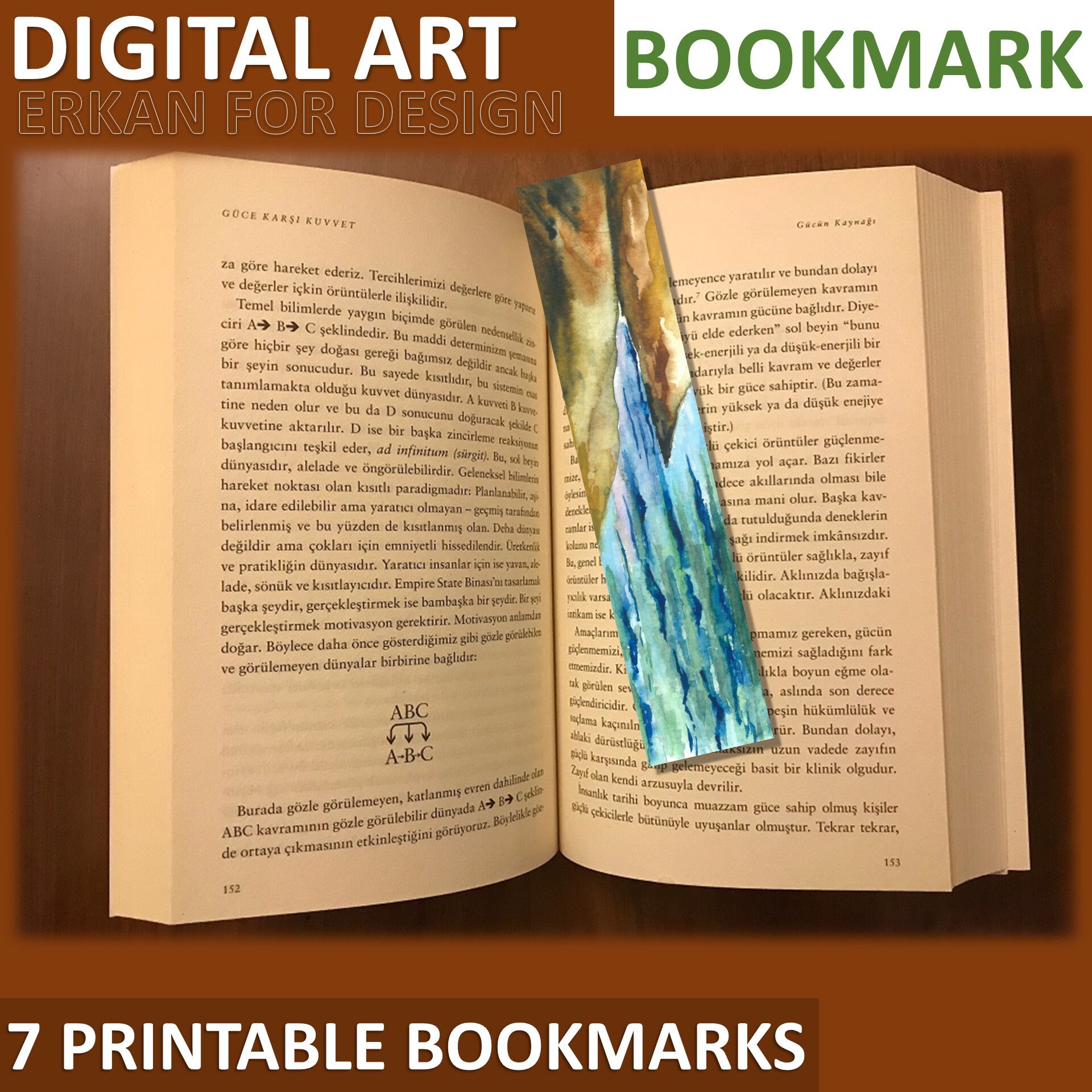 Printable Bookmarks bookends Instant Download Compatible - Etsy
