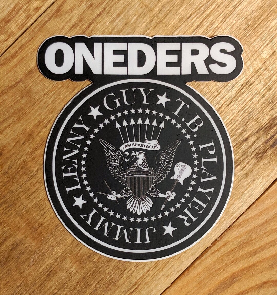 THE ONEDERS Punk Rock Vinyl Sticker That Thing You Do Wonders Retro ...