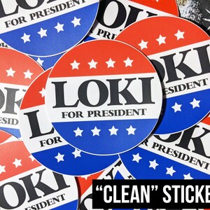 LOKI FOR PRESIDENT Pinback Button Stickers Campaign Political Badge - Etsy