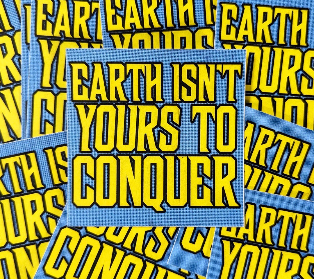INVINCIBLE Earth Isn't Yours to Conquer Vinyl Sticker | Omni | Mark ...