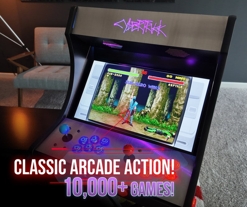 CYBERTRUCK Retro Arcade Machine Table Top / Bartop Over 10K Top Retro ...