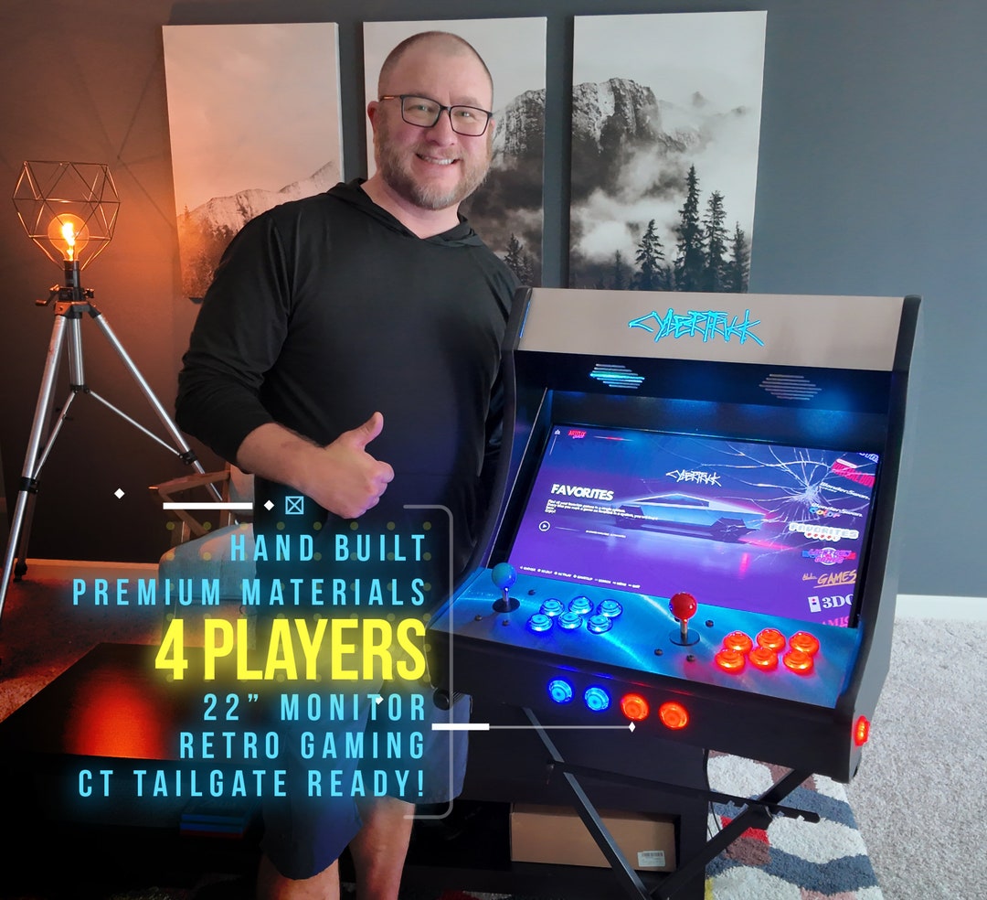 CYBERTRUCK Retro Arcade Machine Table Top / Bartop Over 10K Top Retro ...
