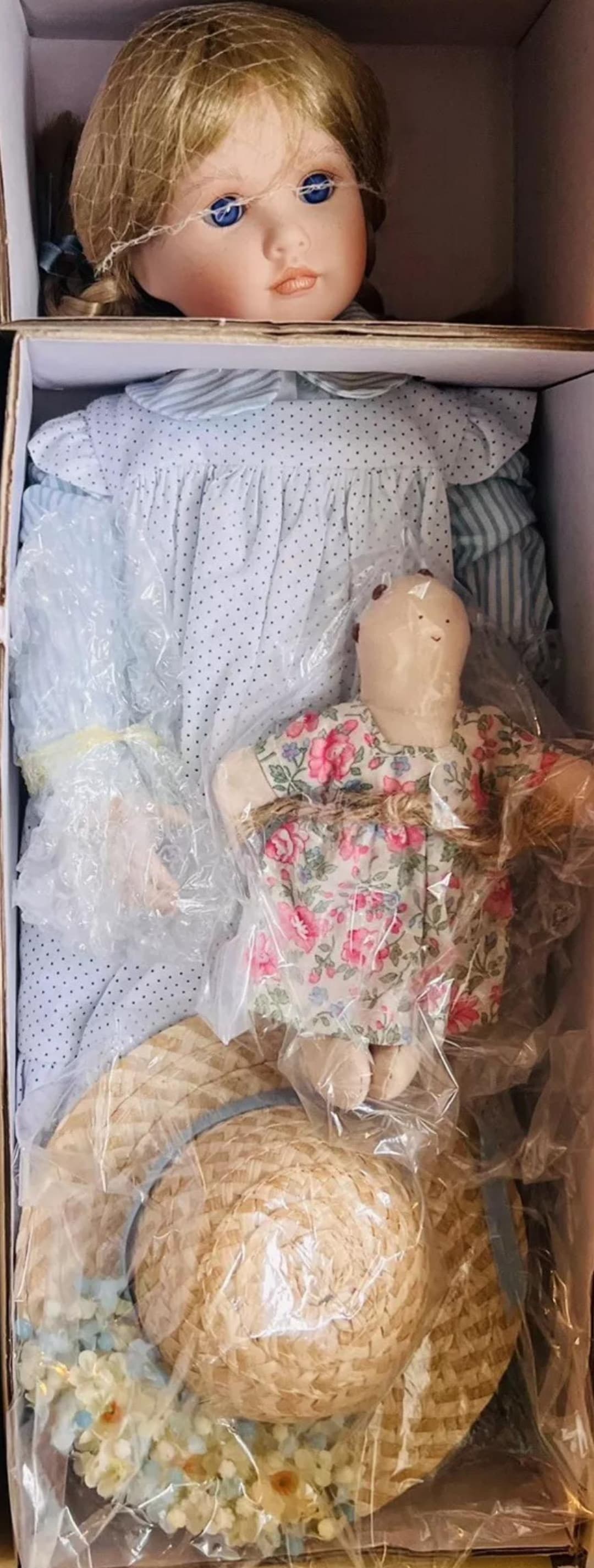 Retired 1990’s Georgetown Collection Sarah Turner Porcelain 15” Doll by Linda Mason in New ...