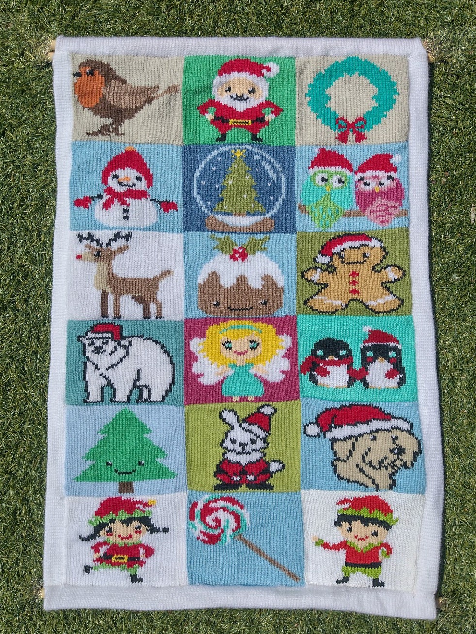 Christmas Intarsia Charted Graphed Picture and Knitting Pattern Bundle ...
