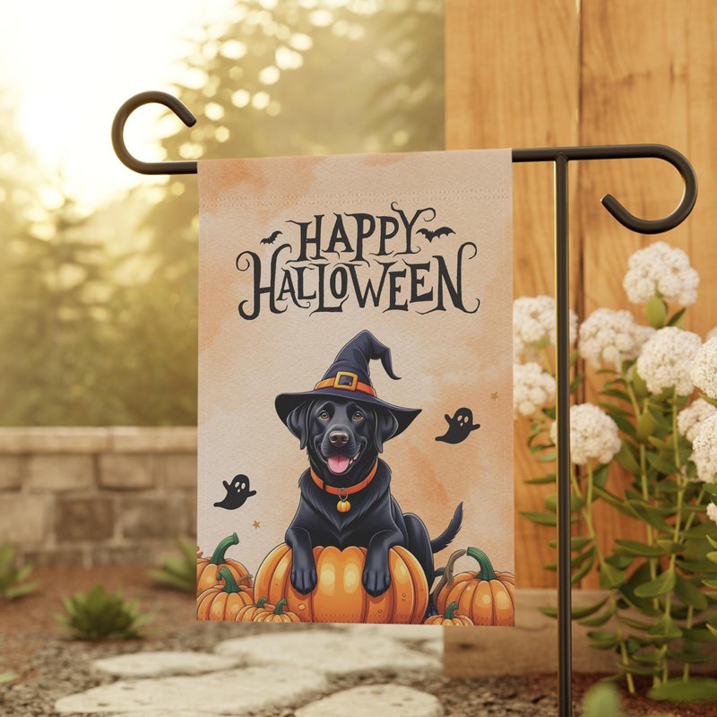 Black Lab Halloween Decor - Etsy