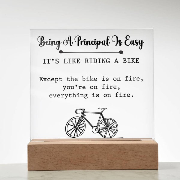 Principal Appreciation Plaque - Etsy