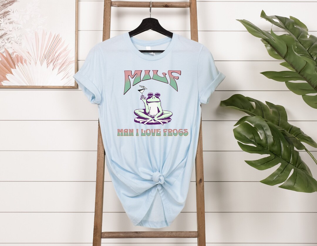 Cottage Core Froggy Tee Funny Milf Froggy Shirt Retro Frog - Etsy