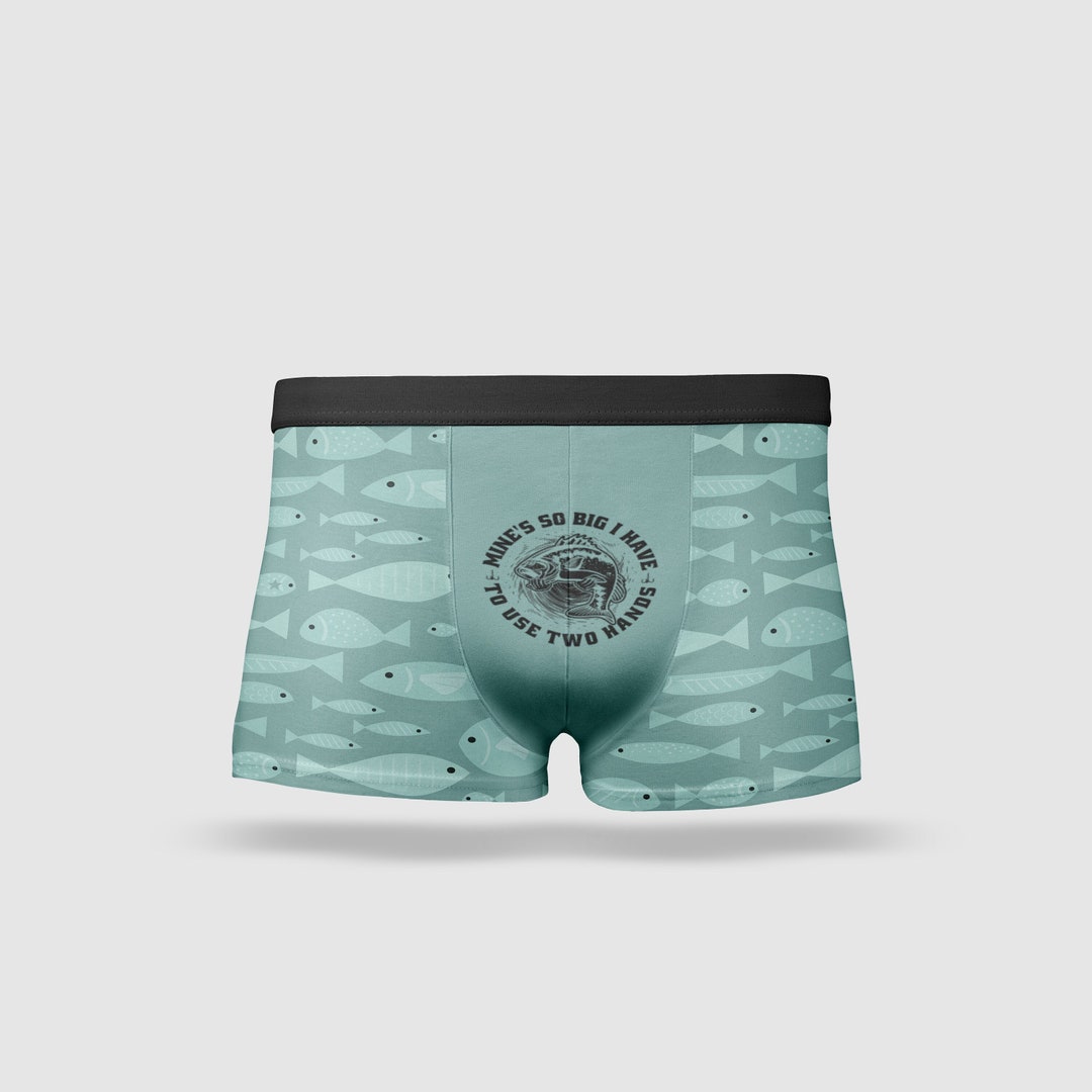 Funny Fishing Boxers Gift, Gift for Fisherman, Gift for Husband, X ...