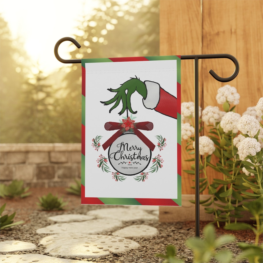 Christmas Garden Flag, Holiday Flag, Winter Flag, Merry Christmas Flag ...