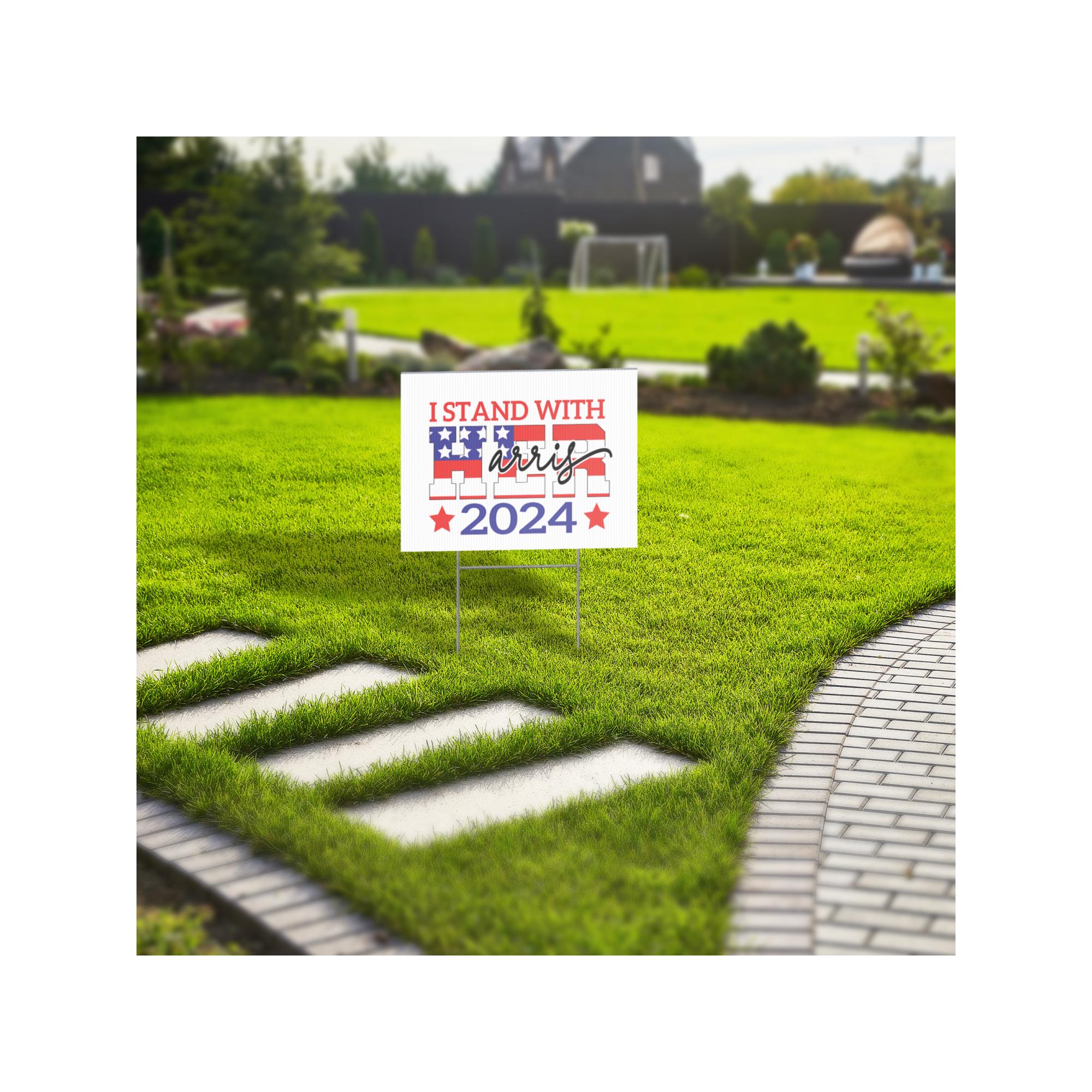 Kamala Harris Yard Sign, Madam President Yard Sign, Vote Kamala Harris ...