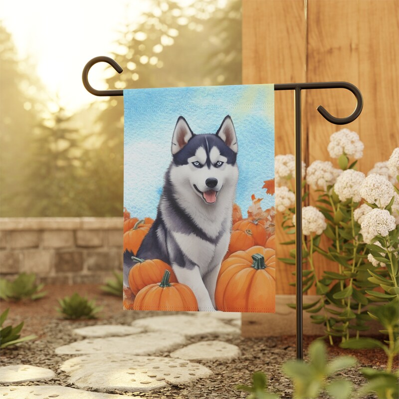 Siberian Husky Flag - Etsy