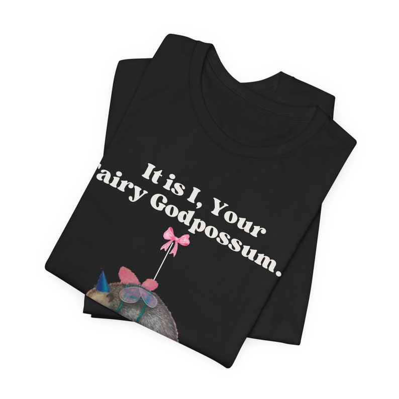 Fairy Godpossum T Shirt, Birthday Gift for Opossum Lover, Funny Meme ...