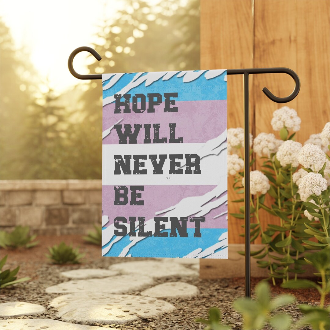 Trans Flag, Transgender Garden Flag, Pride Flag, Subtle Pride, Garden ...