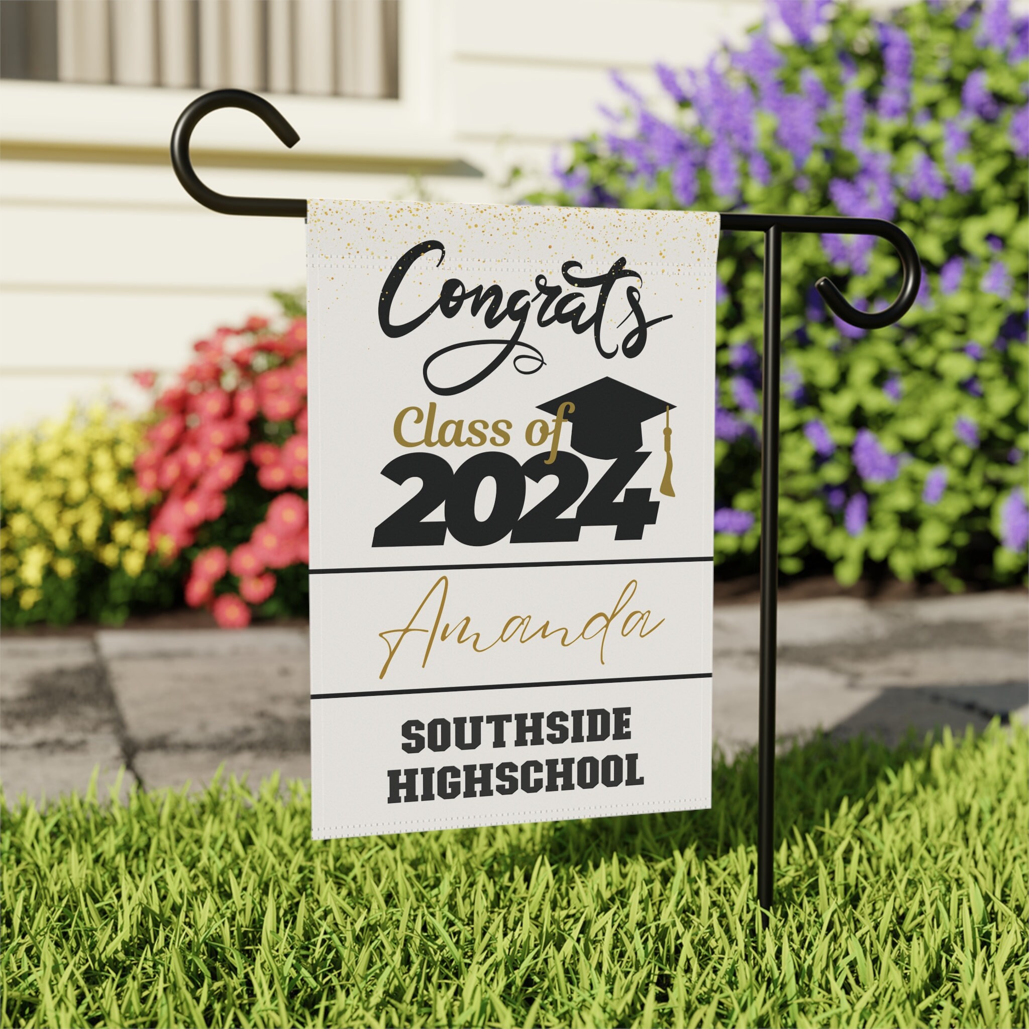 Graduation Garden Flag Custom Graduation Flag Class of 2024 Custom ...